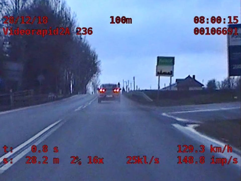 Jechał z prędkością 130 km/h w obszarze zabudowanym. Został zatrzymany ... Jechał z prędkością 130 km/h w obszarze zabudowanym. Został zatrzymany ...
